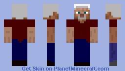 Old Steve Minecraft Skin