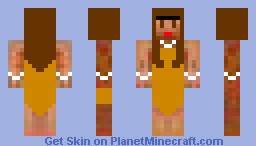 Grumpy Cave woman Minecraft Skin