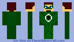 green lantern Minecraft Skin