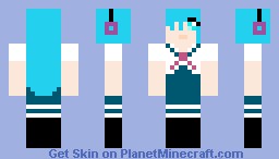 hatsune miku Minecraft Skin