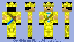 Golden Crown King Minecraft Skin