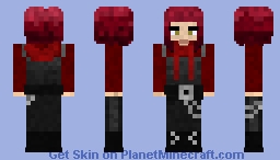 Punk Red Minecraft Skin