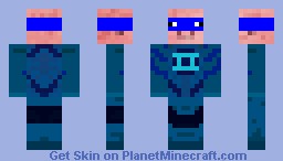 blue lantern Minecraft Skin