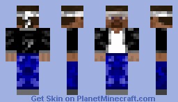 Gang Member Steve Minecraft Skin