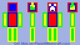 Techno Creeper Minecraft Skin