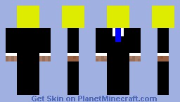 Yellow wool in a suit Minecraft Skin