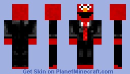 Elmo in a suit Minecraft Skin