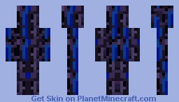 Mystery Block/Bleeding Obsidian skin Minecraft Skin