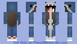 09sharkboy fan girl Minecraft Skin