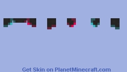 TikTok Cape Armlets (Steve) Minecraft Skin