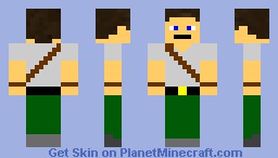 Nathan Drake (Uncharted 3) Minecraft Skin