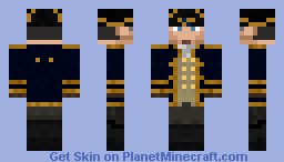 Navy Captain Minecraft Skin