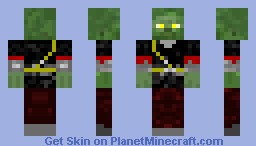 Nazi Zombie Minecraft Skin