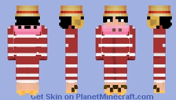 Monkey D. Luffy - Punk Hazard Post-Timeskip | One Piece Minecraft Skin