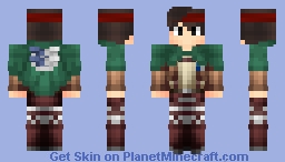 Neisan SNK Bataillon d'exploration Minecraft Skin