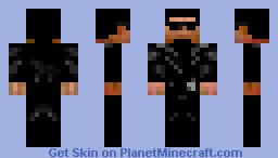 Neo from the matrix Minecraft Skin