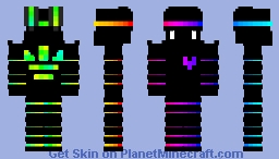 Neon Minecraft Skin