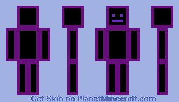 neon purple Minecraft Skin