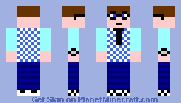 Nerd (style) Minecraft Skin