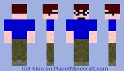 Some nerd I made Minecraft Skin