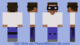 Nerd Steve Minecraft Skin