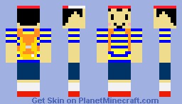 Classic Ness from Earthbound Minecraft Skin