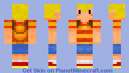 Lucas From Earthbound V2 Minecraft Skin
