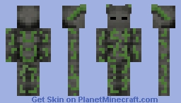 Zombie Nestoris Test Subject No. 6 Minecraft Skin