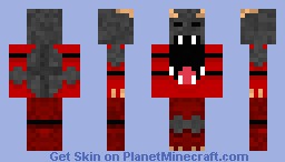 Nether Demon (working mouth) Minecraft Skin