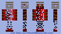 the nether Man Minecraft Skin