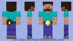 Remastered Steve Minecraft Skin