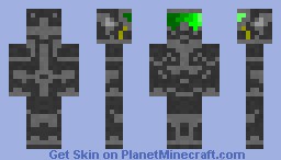 Crysis 2 Nanosuit 2.0 (Green glass) Minecraft Skin