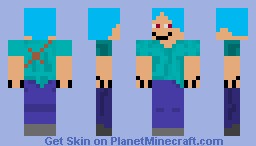 Newb Steve Minecraft Skin