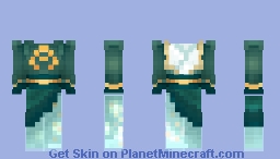 Massivelooks | Emerald Robes Minecraft Skin