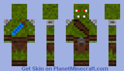 awesome skin of orc Minecraft Skin