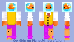 New Years Mr Fishy Minecraft Skin