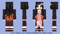 Nezuko Kamado Minecraft Skin