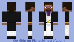 Nice Guy in a Suit 2 (with overcoat) Minecraft Skin