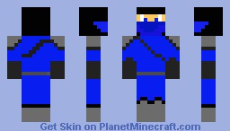 blue ninja Minecraft Skin