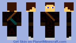 Ninja (with diamond sword on back) Minecraft Skin