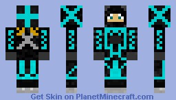 Ninja Water Element Minecraft Skin