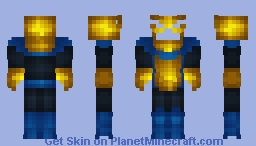 Alternate Invincible No goggles Suit Overlay Minecraft Skin