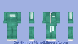 Squid Game costume Minecraft Skin