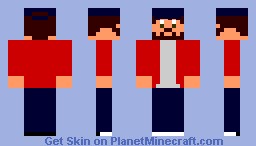 Normal Teen with a baseball cap Minecraft Skin