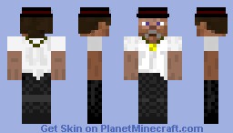 Red Dead Black Hat Minecraft Skin