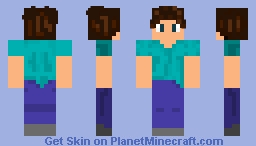 Skin con ropa de steve Minecraft Skin