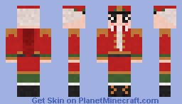 Nutcracker ( Better in Preview,With Moving Mouth ) Minecraft Skin