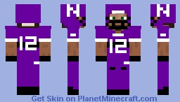 Michigan Football Player Minecraft Skin