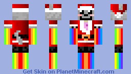 Nyan Cat [Santa] Minecraft Skin