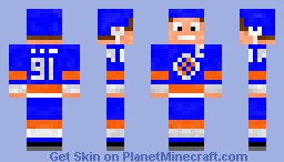 John Tavares New York Islanders Minecraft Skin